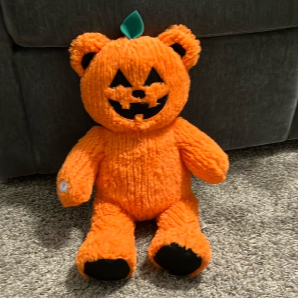 Build-A-Bear | Toys | Buildabear Workshop Light Up Orange Pumpkin Bear ...